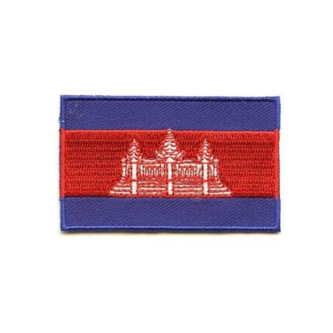 Cambodia Flag Patch